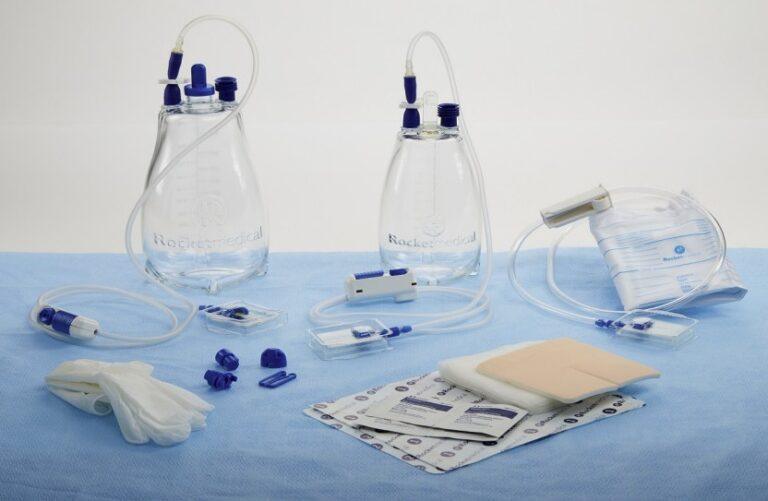 Rocket® IPC 1000ml Vacuum Bottle & Dressing Pack | In Home Healing, LLC